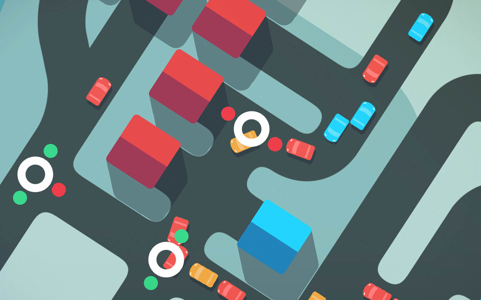 Mini Motorways by Dinosaur Polo Club - The Sausage Factory: 349